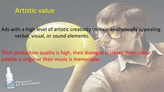 Creativity in advertisement | PPTX