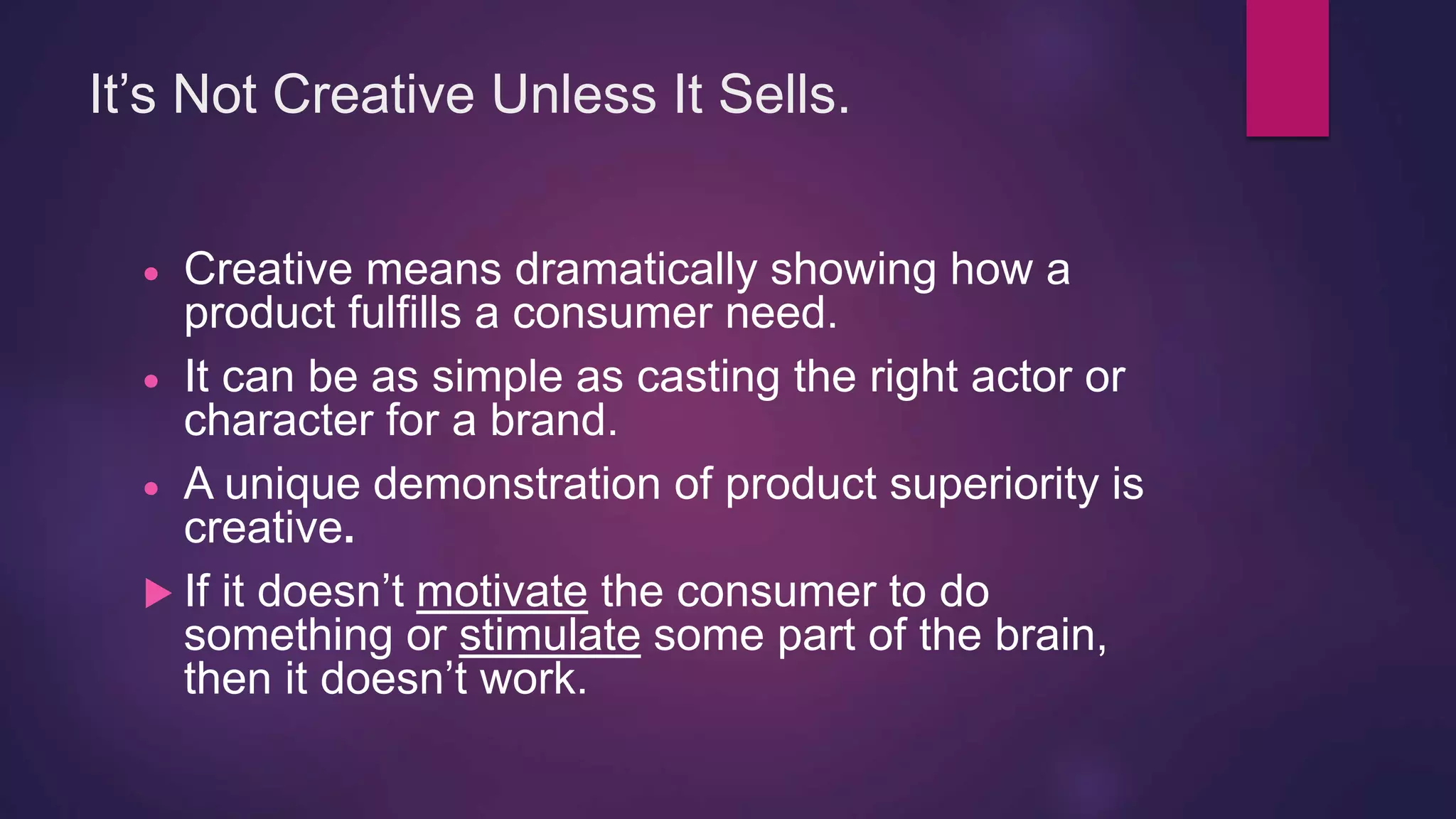Creativity in advertising | PPT