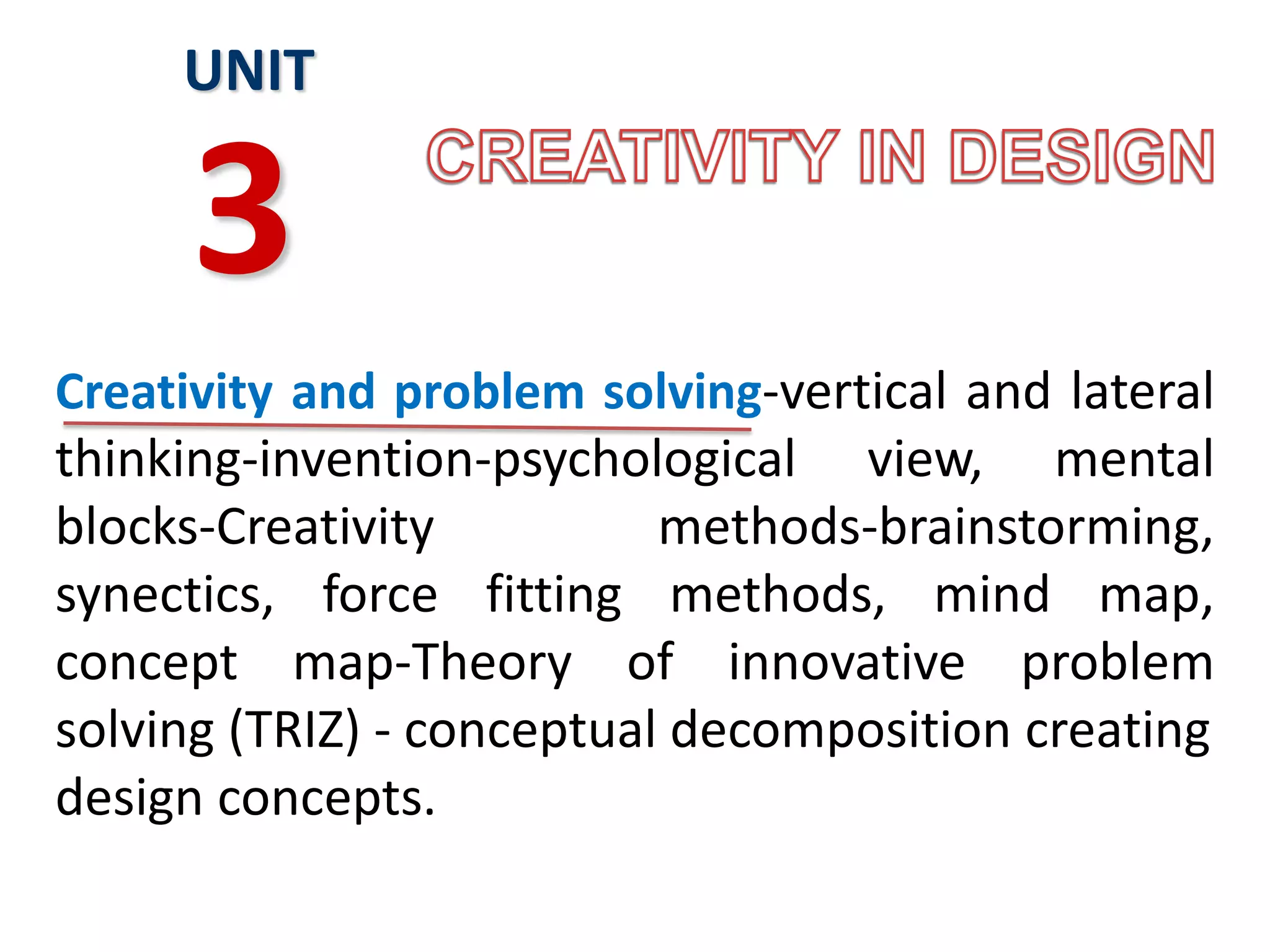 Creativity in design | PDF