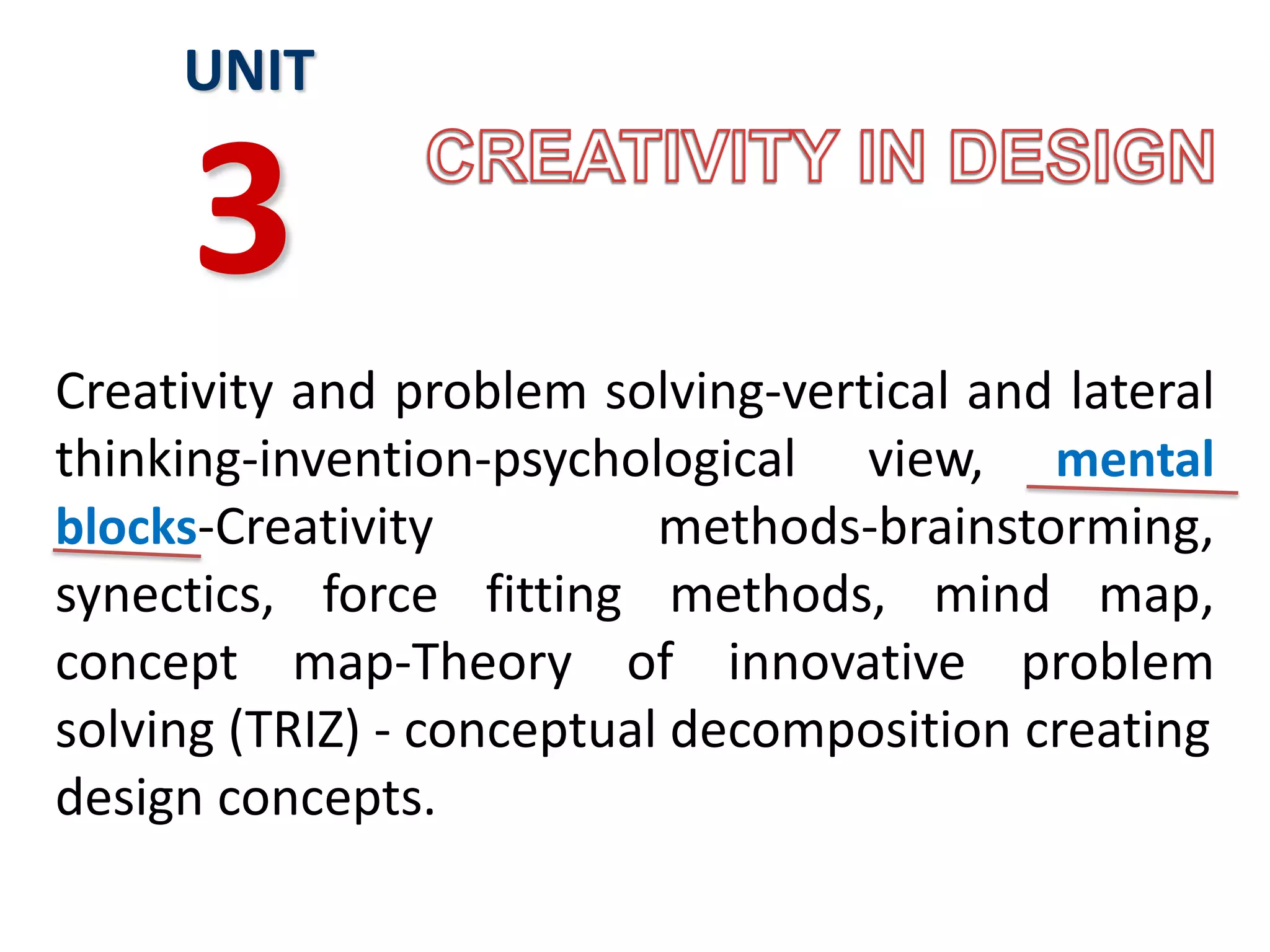 Creativity in design | PDF