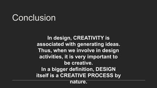 CREATIVITY IN DESIGN (1).pptx | Hobbies & Interests