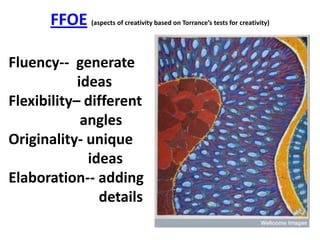 Creativity in gifted education | PPTX