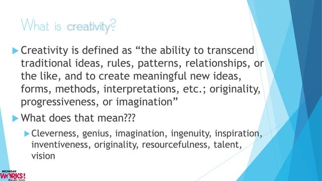 Creativity + innovation | PPT