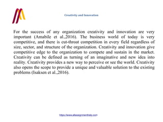 Creativity,innovation and enterpreneurship | PPT
