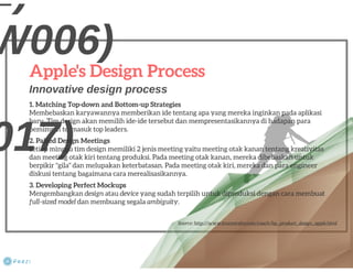 Presentasi "Kreativitas & Inovasi pada Apple Inc." | PDF