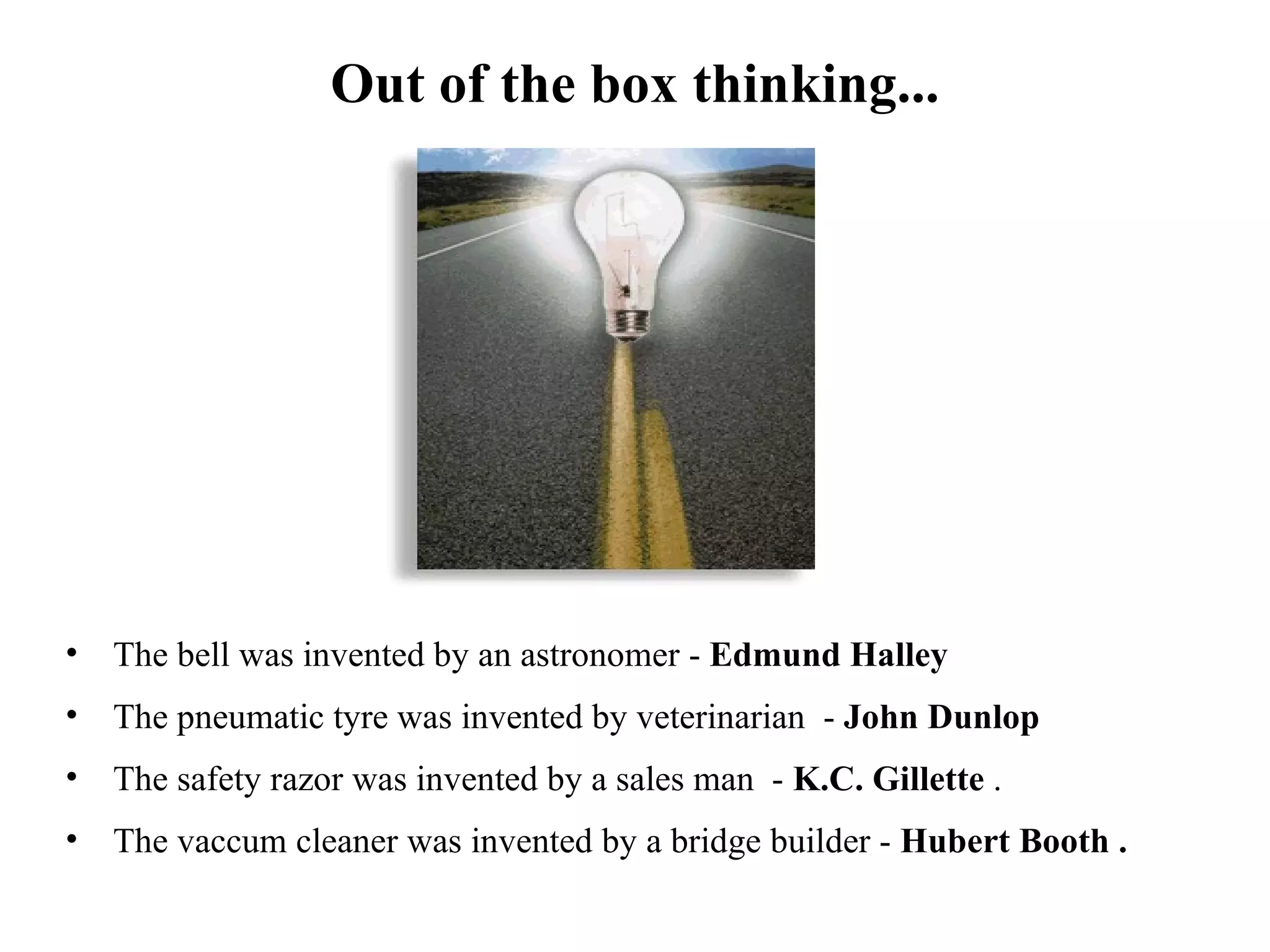 Creativity & Innovation Technique | PPT