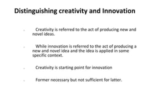 Creativity in research | PPTX
