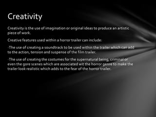Creativity investigation | PPT