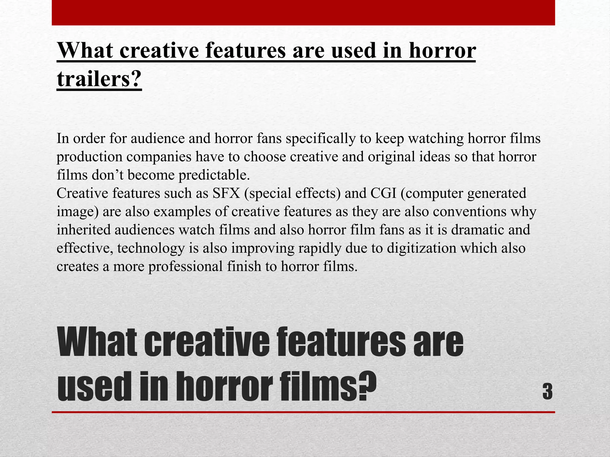 Creativity investigation | PPTX