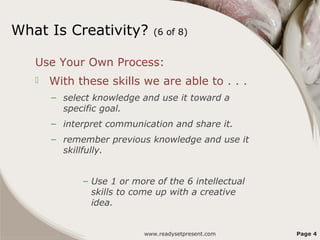 Creativity | PPT