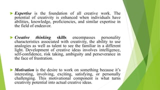 Creativity | PPTX