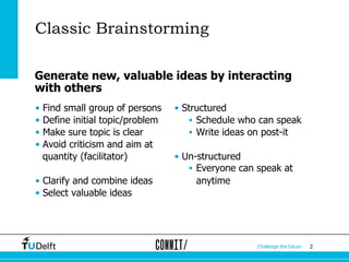 Creativity techniques for computer scientists | PDF