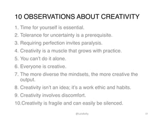 Creativity & Risk Taking: Use Your Strengths, Break the Silence | PPT