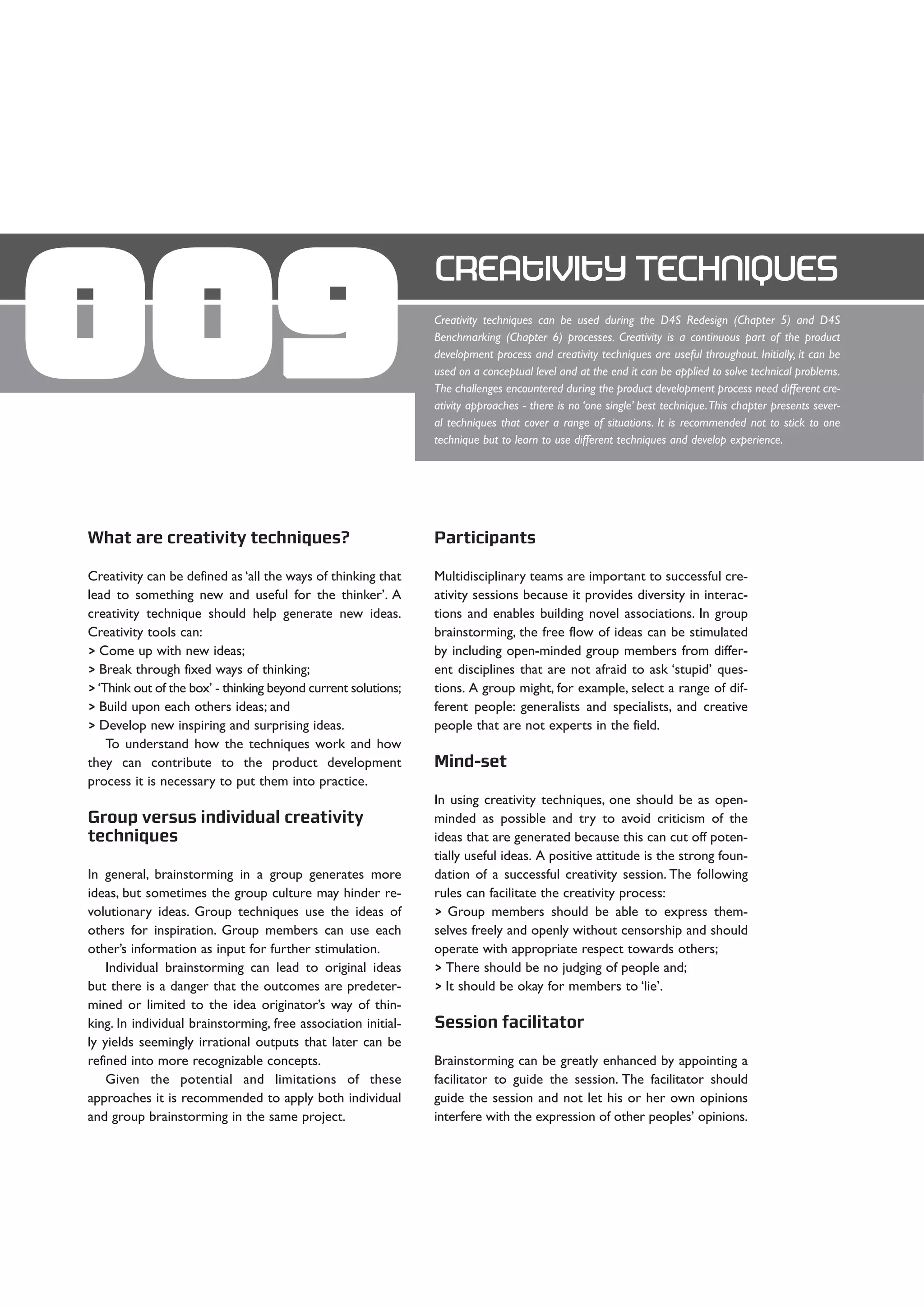 Creativity techniques | PDF