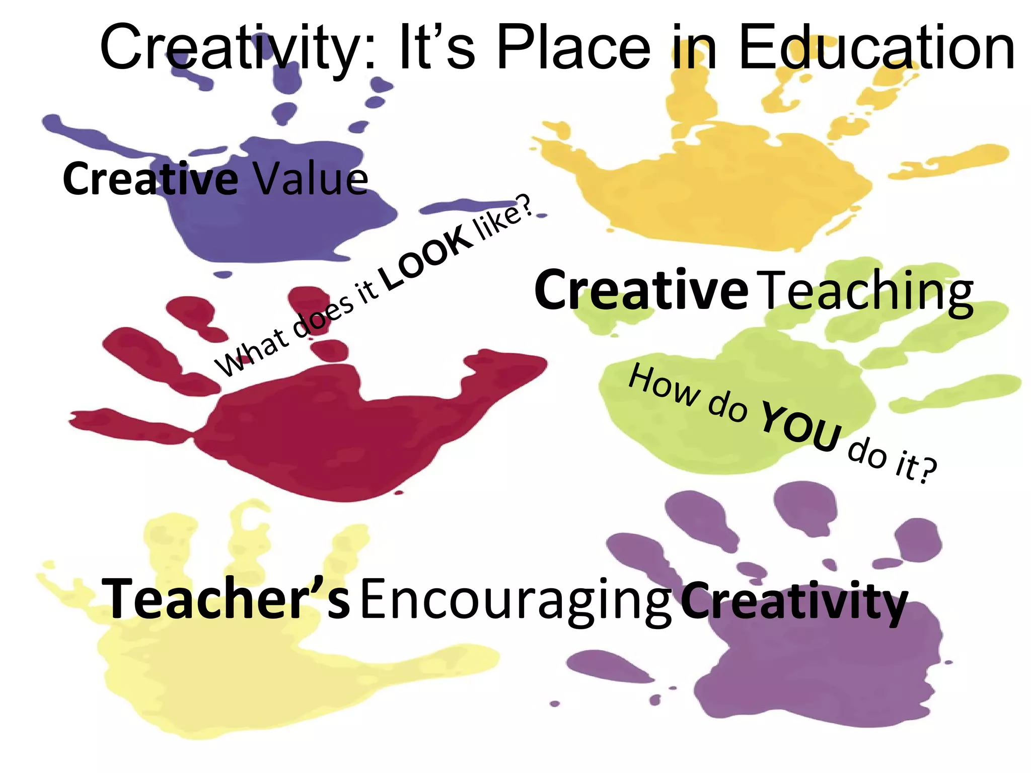 Creativity value | PPT