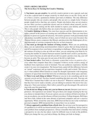 Creative Energy workbook | PDF