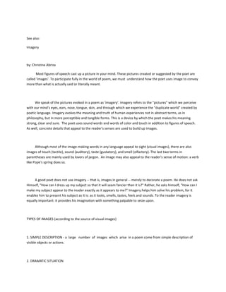 Creative writing terminologies | RTF