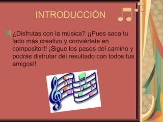¡Crea tu propio cuento musical! | PPT