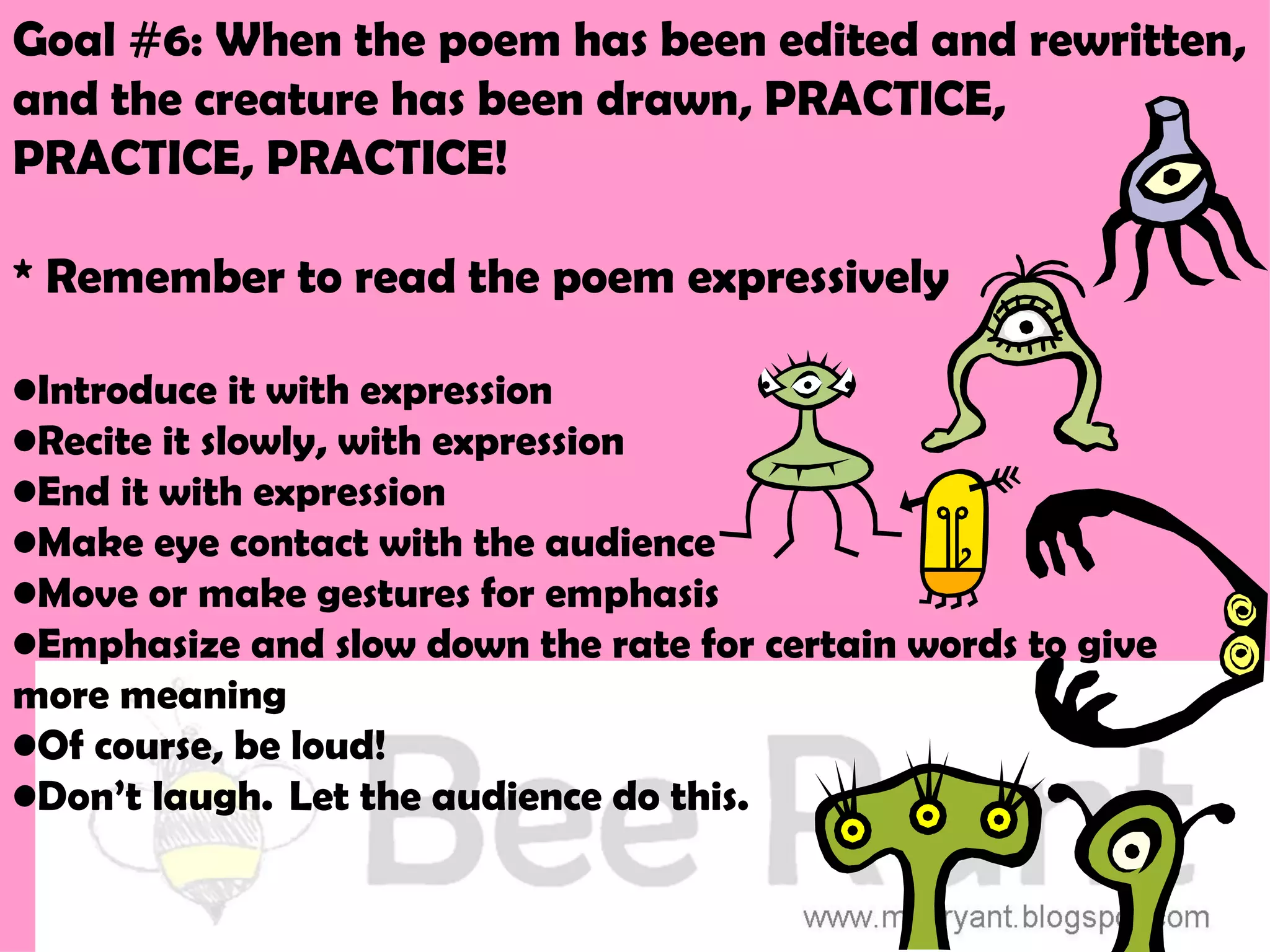 Creature Feature: Poem in 2 Voices | PPT