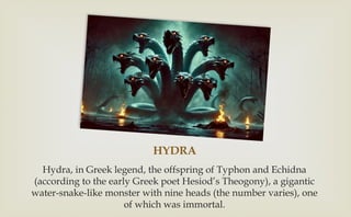 Creatures in Mythology (Mythology and Folklore).pptx