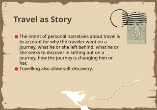 Creative Writing - The Travel Essay. PPT | PPTX