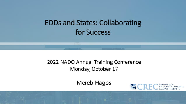 EDDs and States: Collaborating for Success | PPT