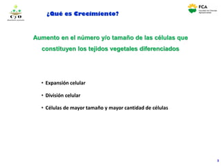 Crecimiento desarrollo-generacion de rendimiento | PPT