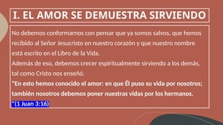 Cómo Demostrar el Amor a los Hermanos: Servicio y Sinceridad Cristiana ...