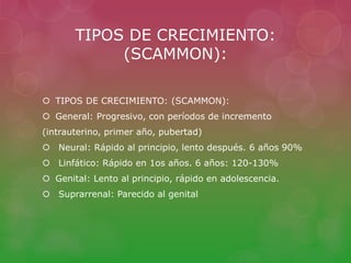 Crecimiento y desarrollo curvas pediatría | PPTX