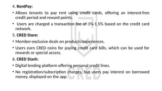 CRED presentation in entrepreneurship management | PPTX