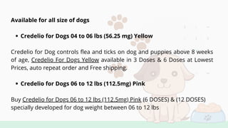 Credelio for dogs | PPT