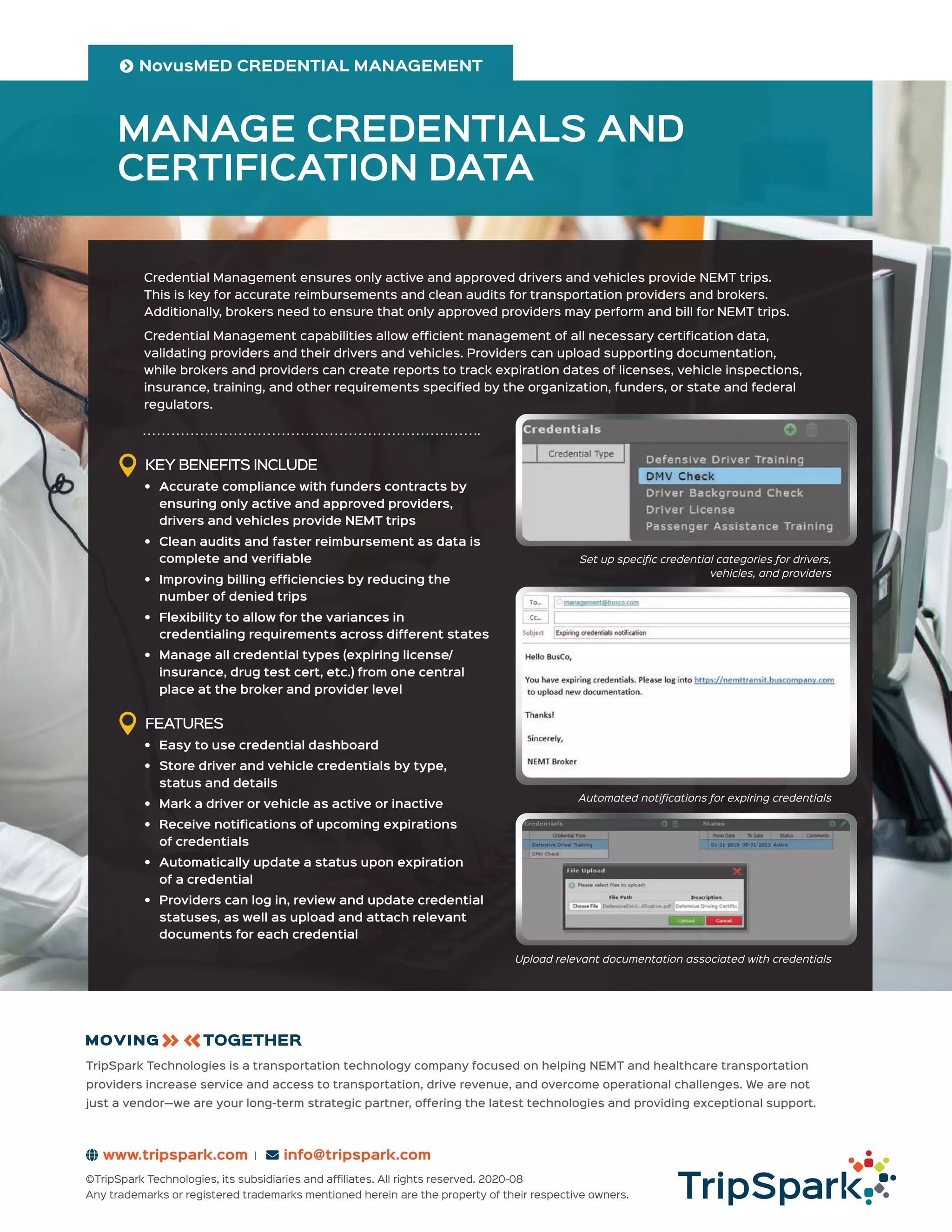 Credential-Management-Software-NEMT-TripSpark.pdf