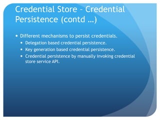Apache Airavata Credential Store | PPT