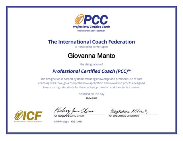 PCC Manto Credential Certificate pcc-manto-credential-certificate