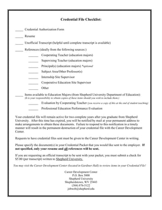 Credential File | PDF