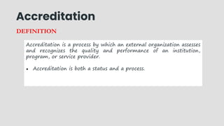 CREDENTIALING, LICENSURE and ACCREDITATION.pptx