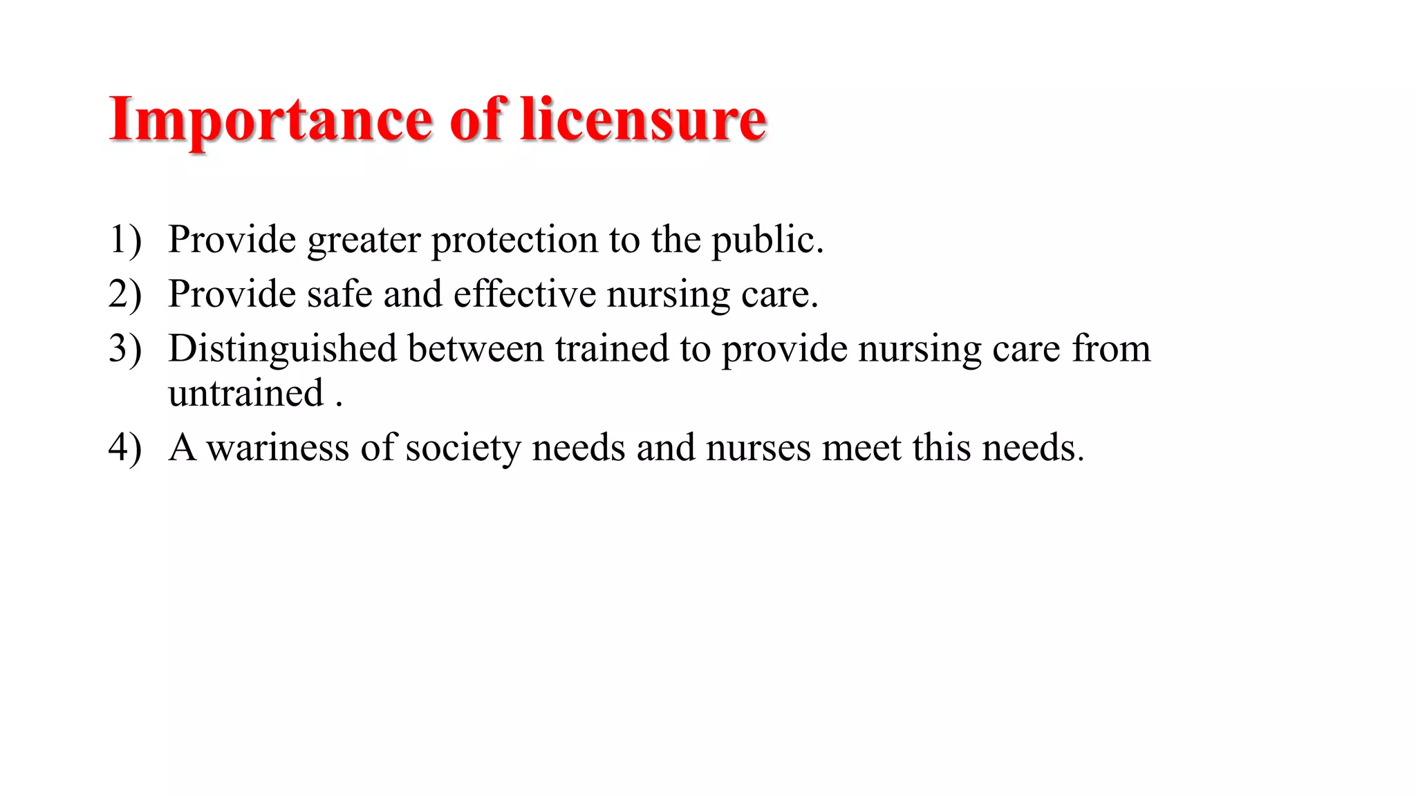 Credentialing ,licensure and nursing syndicate | PPTX | Resume Writing ...