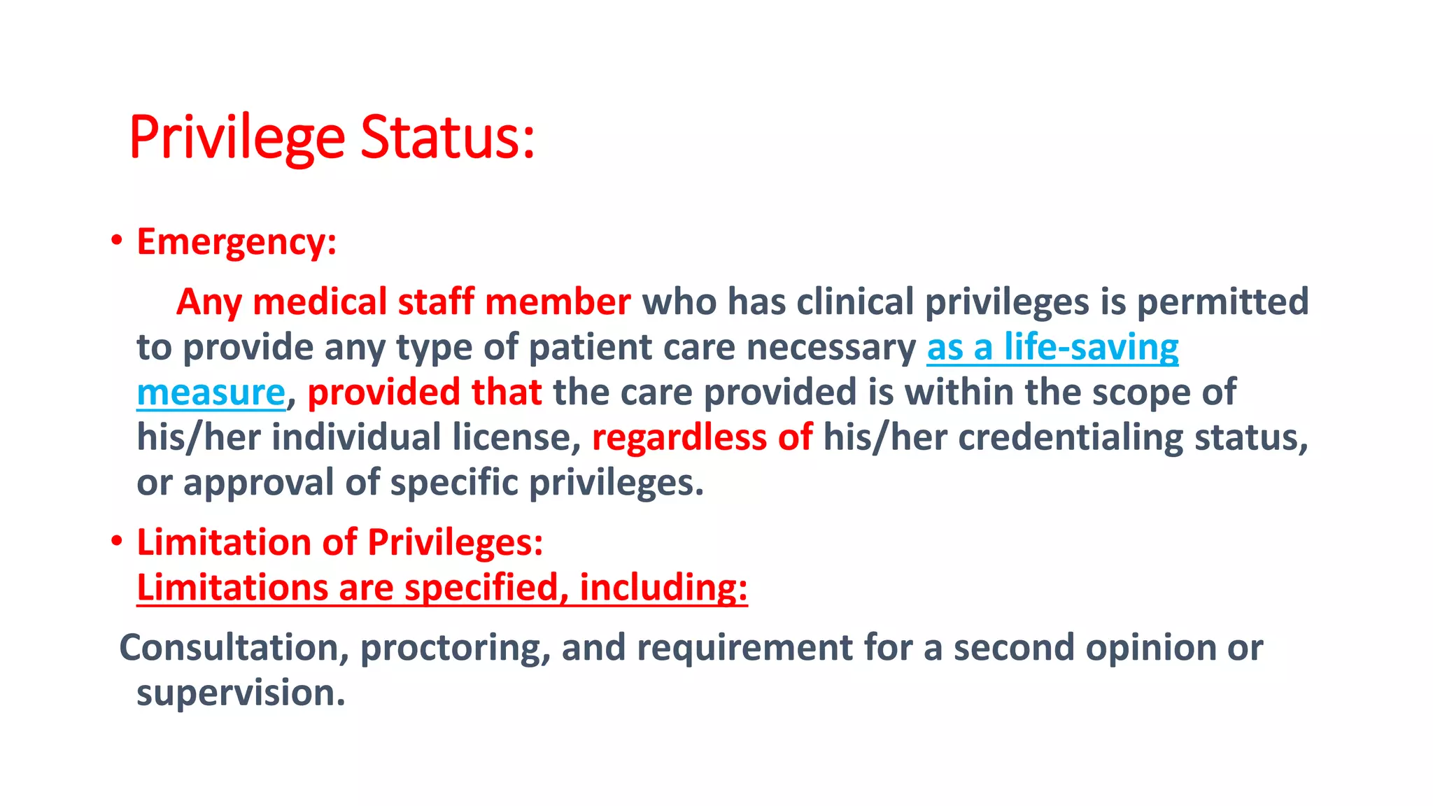 Credentialing & privileging | PDF