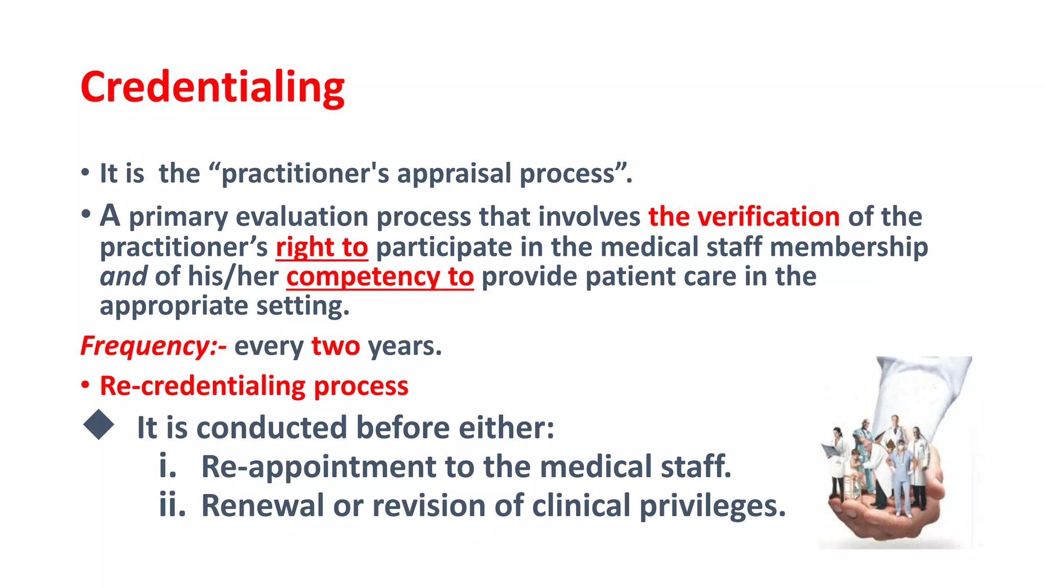 Credentialing & privileging | PDF