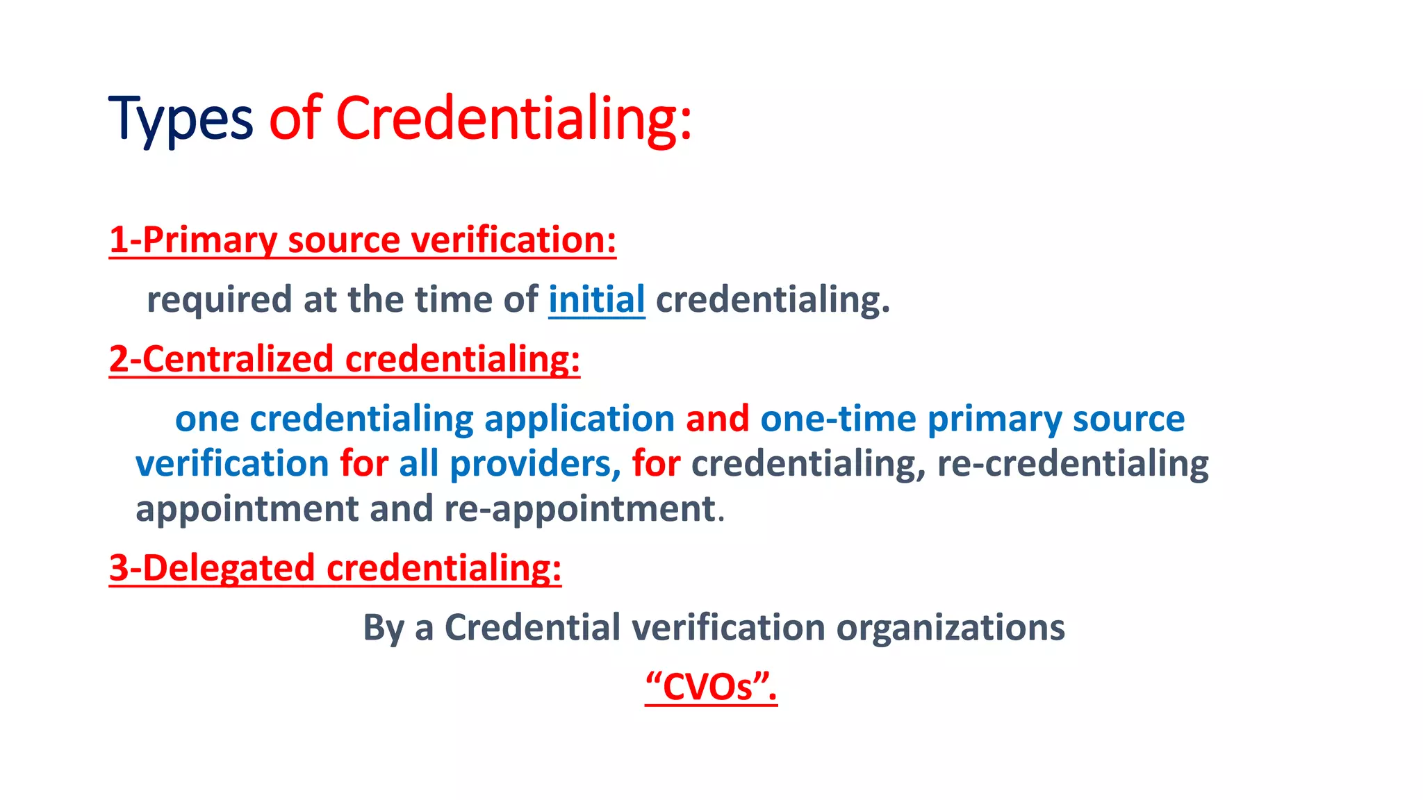 Credentialing & privileging | PDF