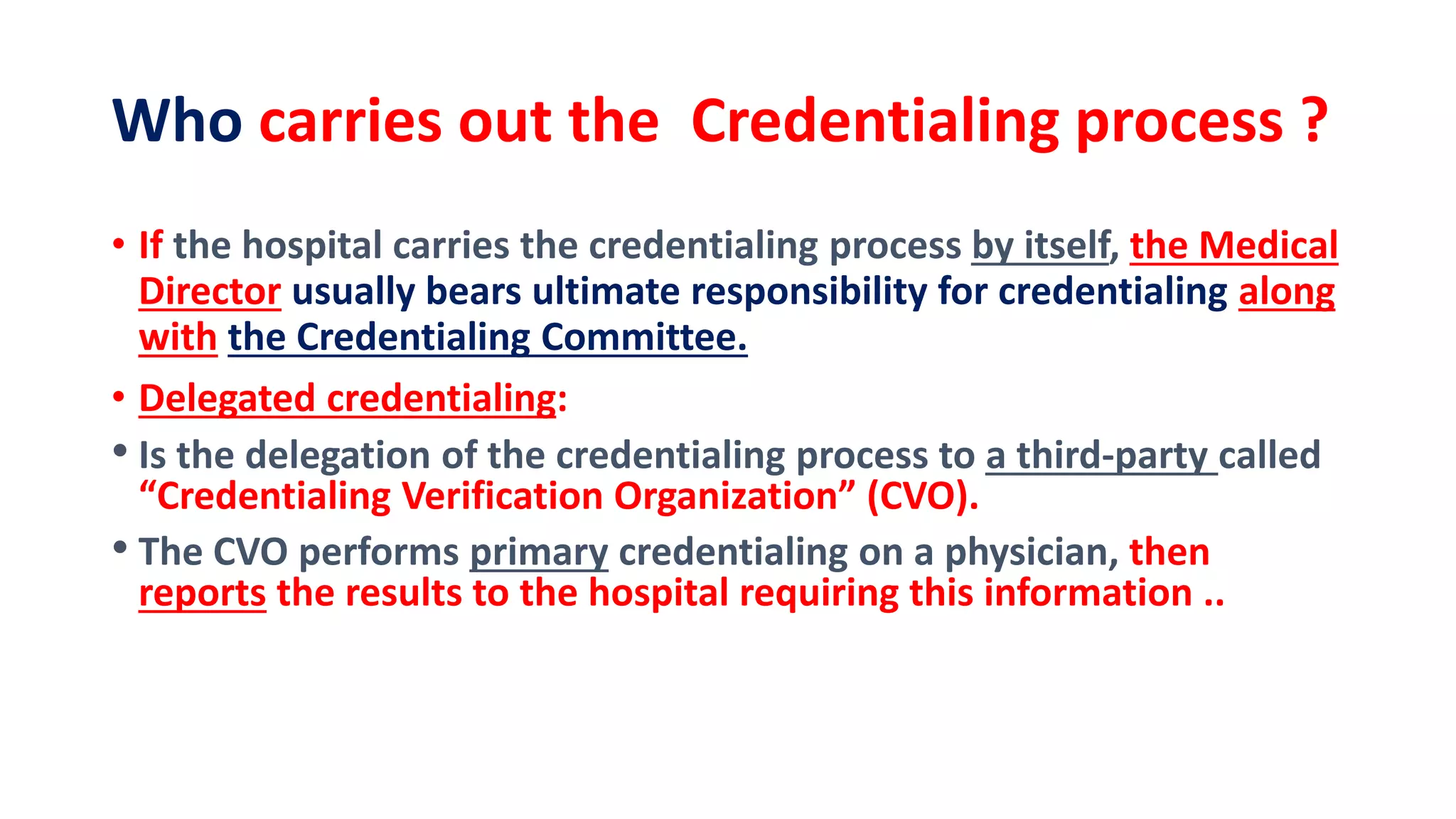 Credentialing & privileging | PDF
