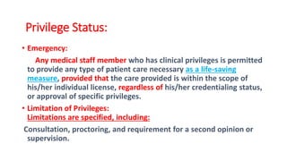 Credentialing & privileging | PDF