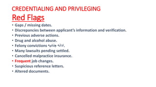 Credentialing & privileging | PDF