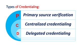 Credentialing & privileging | PDF