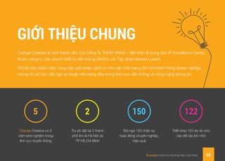 Orange Creative Marketing Agency - Hồ sơ năng lực | PPT