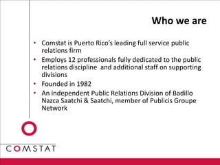 Comstat - About Us | PPTX