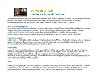 Credentials and Testimonials for Dr. Phillip Ash | PPTX