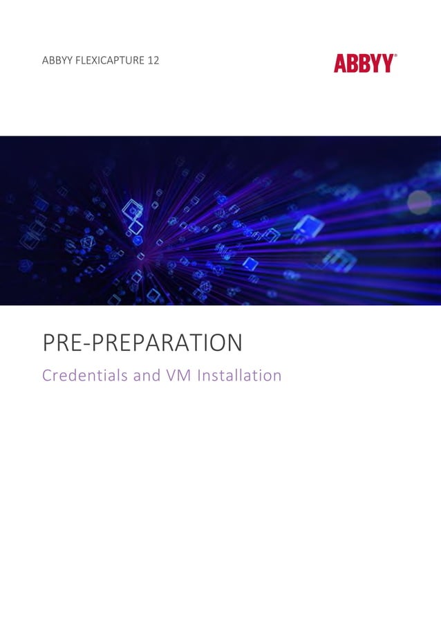 Credentials and VM Installation - Basic course.pdf