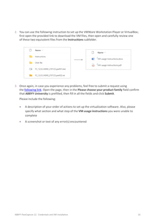 Credentials and VM Installation - Basic course.pdf