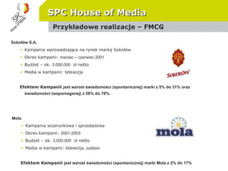 Credential - SPC House of Media | PPT | Marketing and Advertising ...